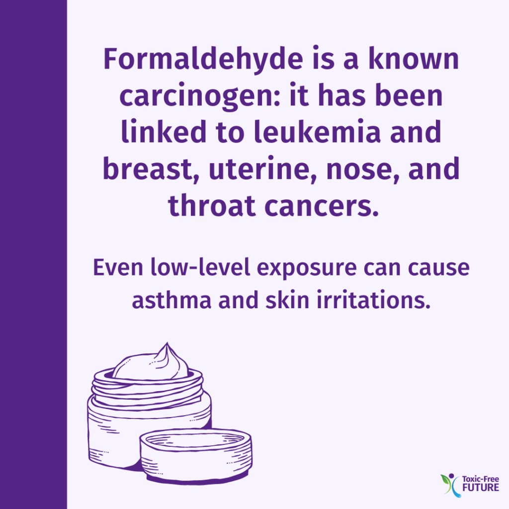 Is there formaldehyde in the personal care products you use? - Toxic ...